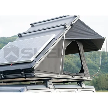 Aluminium Triangle Clam Shell Rtt Camping Suv Car Rooftop Tent Hard ...