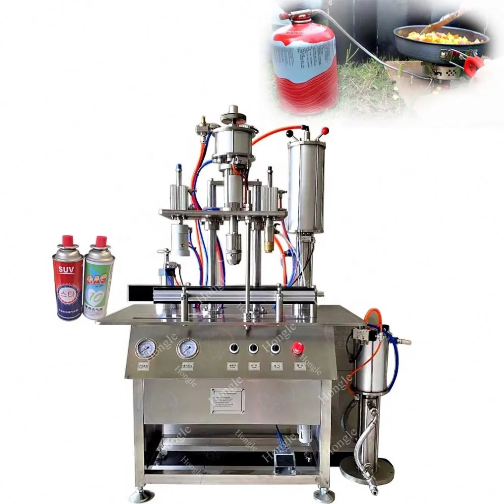 LPG Gas Aerosol Filling Machines, Gas Lighters Refilling Machines ...