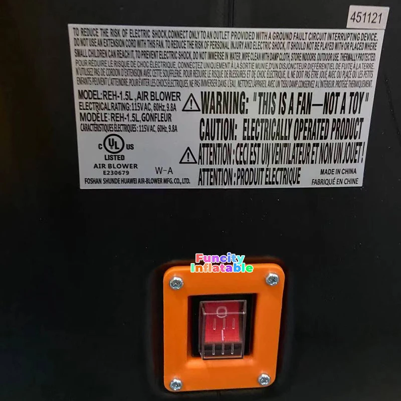 RTS HUAWEI Air Blower REH-1.5E,1800W & REH-2E,2400W for Inflatable Fun