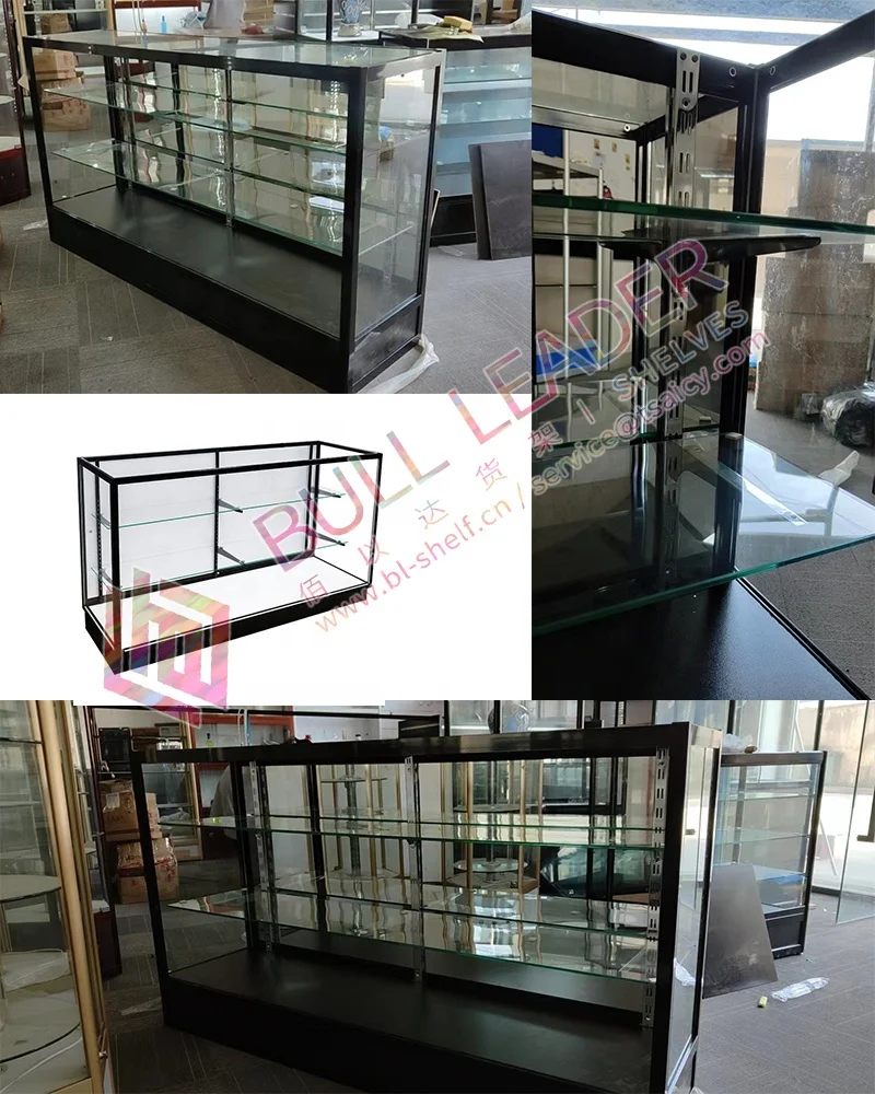Factory Direct Full View Classic Glass Display Showcases For Retail ...