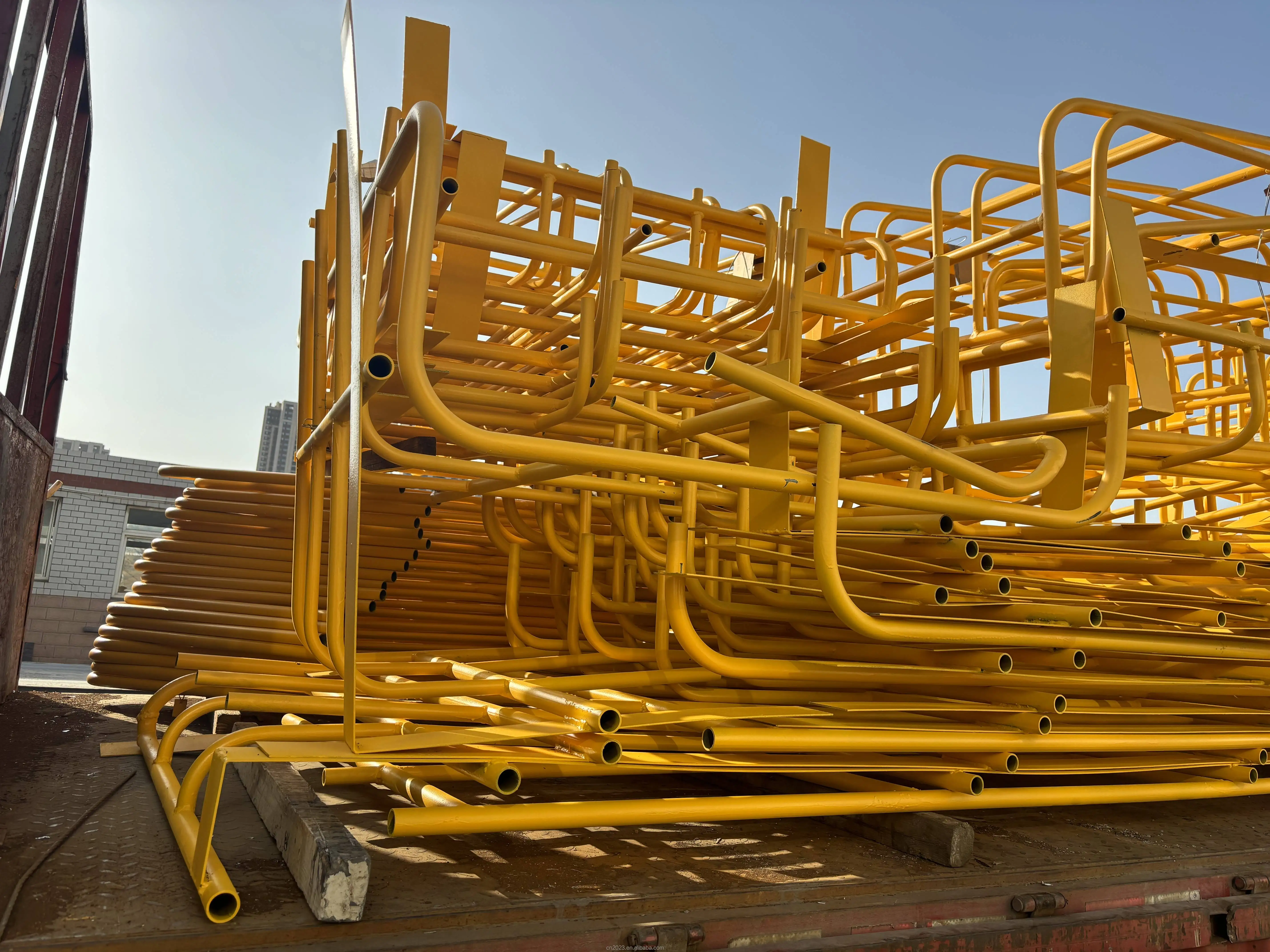 Industrial Galvanized Steel Ball Joint Stanchion Safety Fence Handrail ...