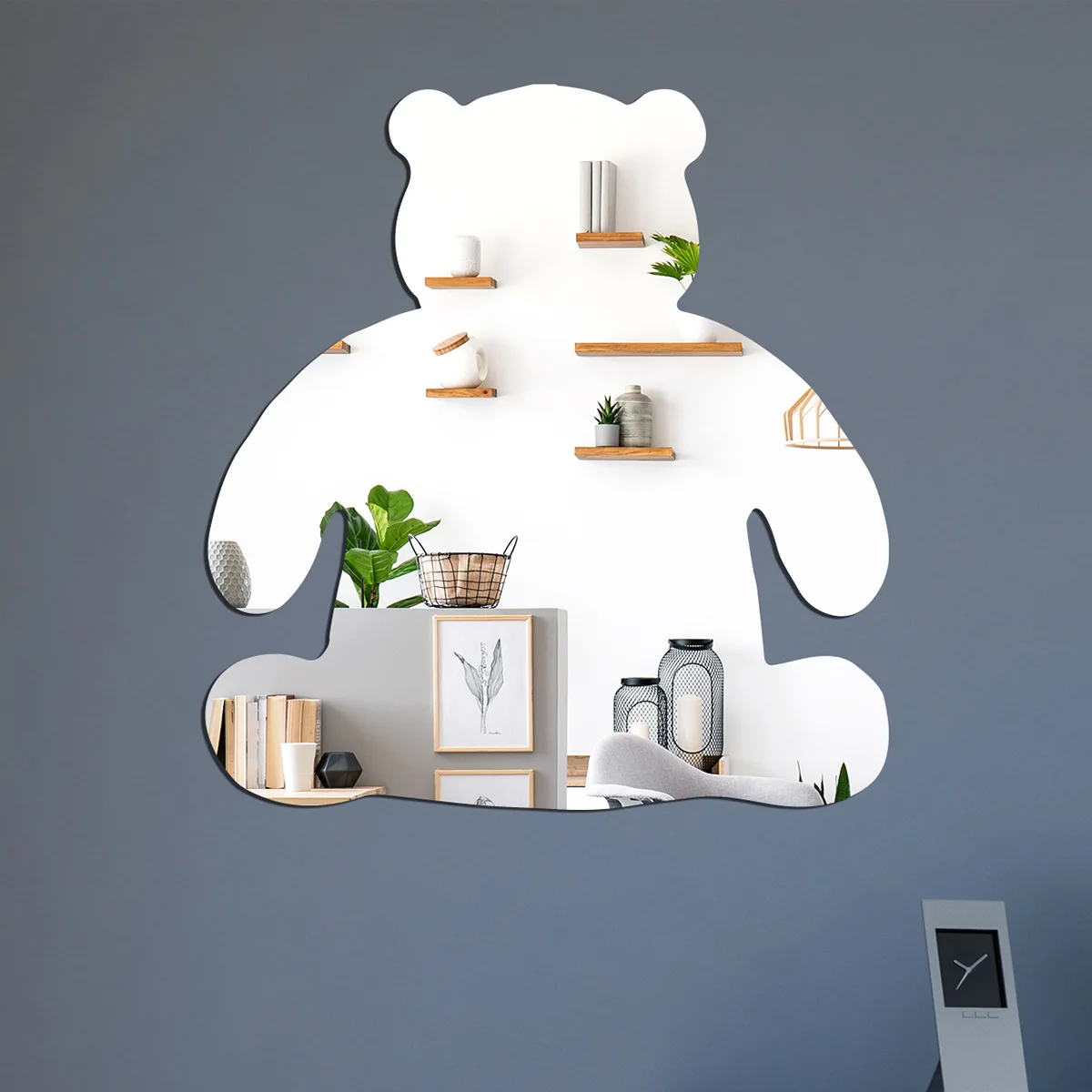 Acrylic Mirror Wall Stickers - Customizable Decor Solutions