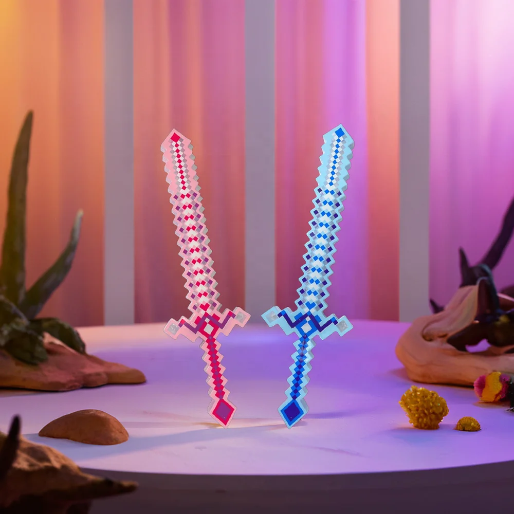 Factory Wholesale 15" LED Pixel Sword with Sound 6 LEDs Saber ...