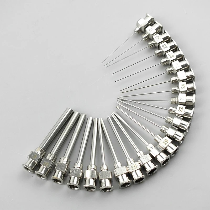 8-34g All Metal Stainless Steel Dispenser Needle Tube For Valves Or ...