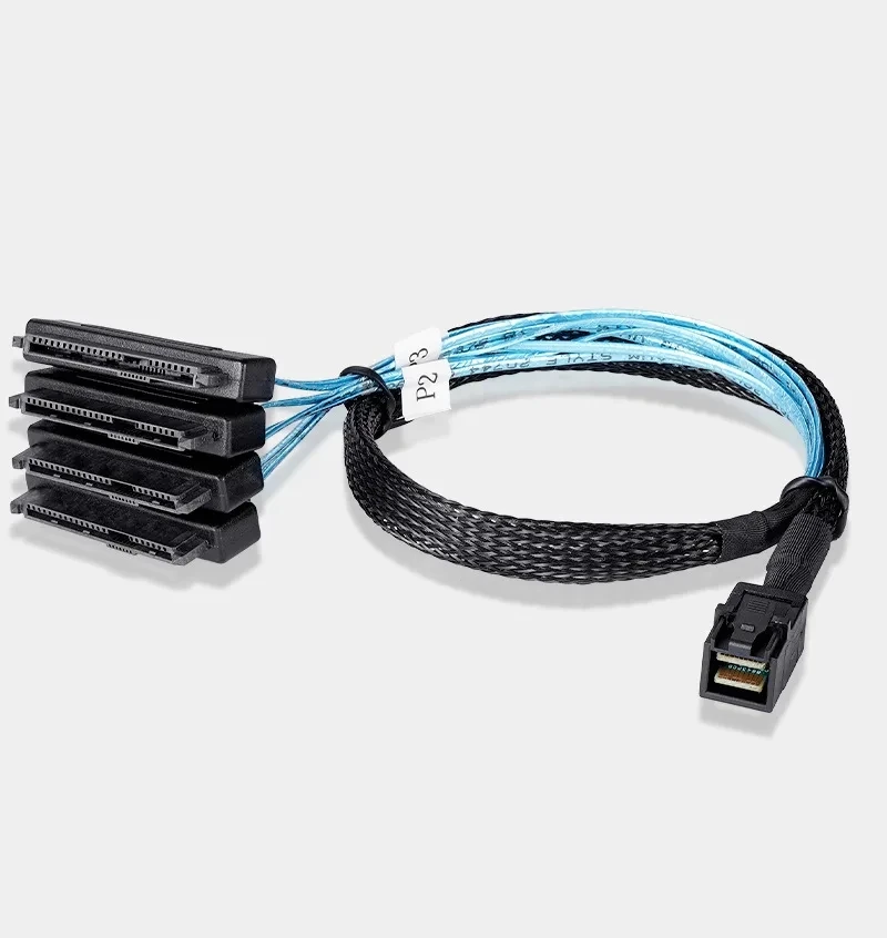 Sas Sata Cables Sff-8643 To 4 Sff-8482 Internal Mini Sas Hd To 4 29pin ...