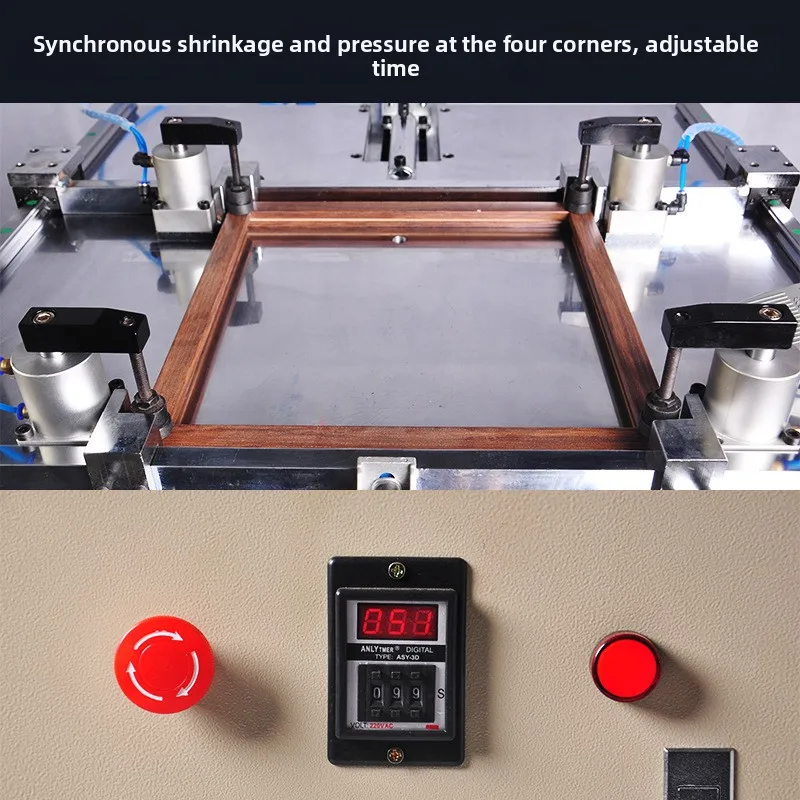 New Source Semi-Automatic Frame Assembly Machine Quick-Drying Glue 45 ...