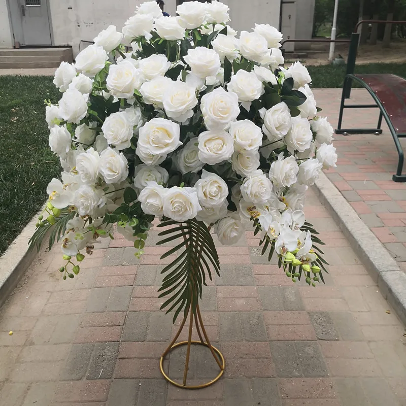 Ifg 3d Wholesale Large 80cm Romantic White Cream Ivory Artificial ...