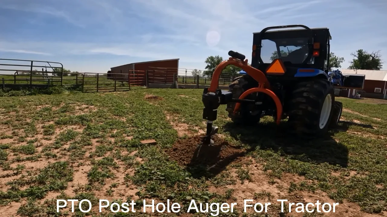 Rcm Heavy Duty Post Hole Digger Earth Auger Drill Machine Hand Push ...