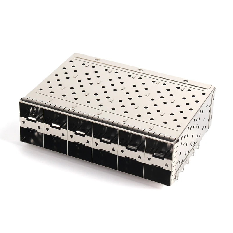 100 / 1000 Base-t Ethernet Rj45 Sfp Interfaces 5g 10g Led 2*6 Port ...