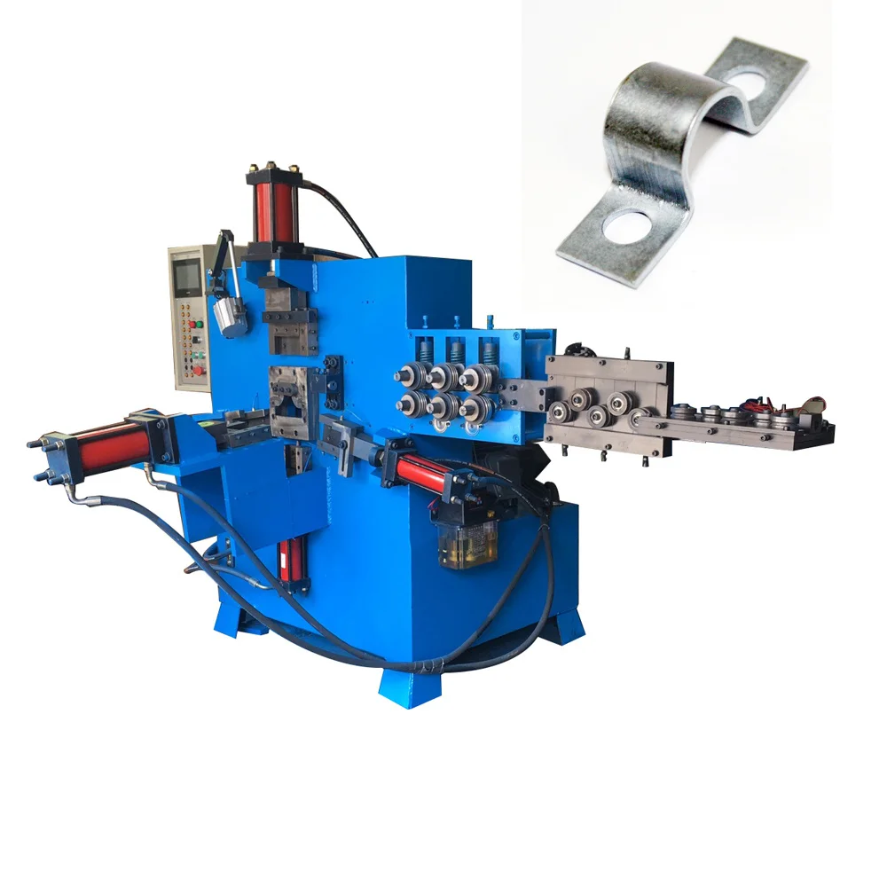 GST Automatic Metal square Bucket Handle Buckle Making Machine ...