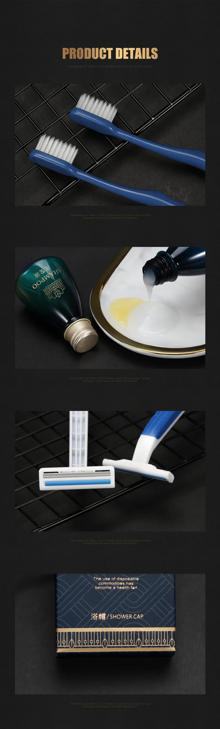 Eco-friendly Hotel Amenities - Personalized & Disposabale