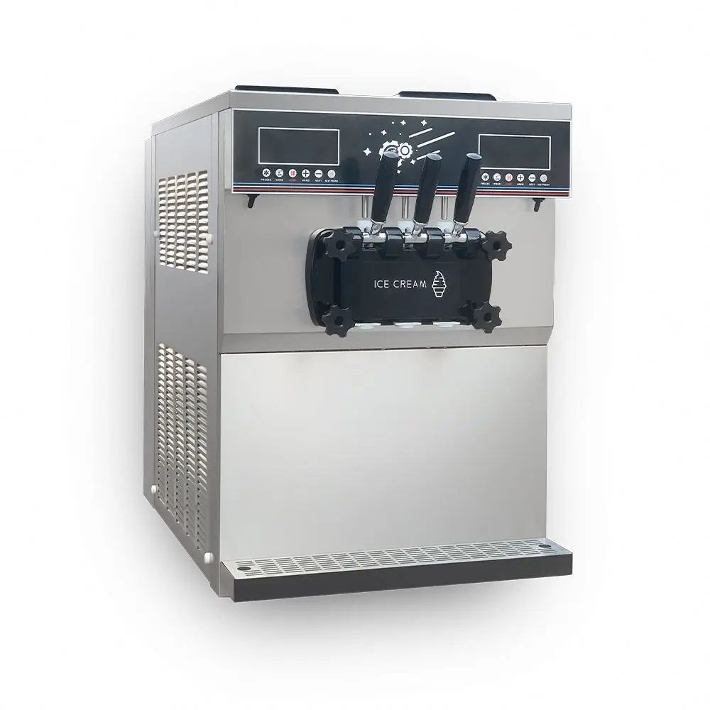 High Quality Japanese Compressor Table Top Soft Serve Ice Cream Machine ...