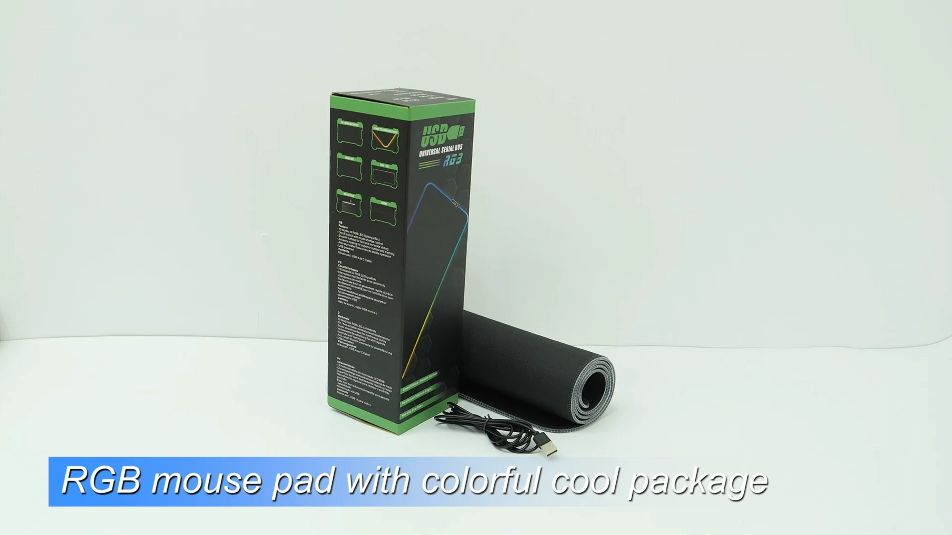 Custom Glowing Extended Large Natural Rubber Computer Desk Battle Mat ...