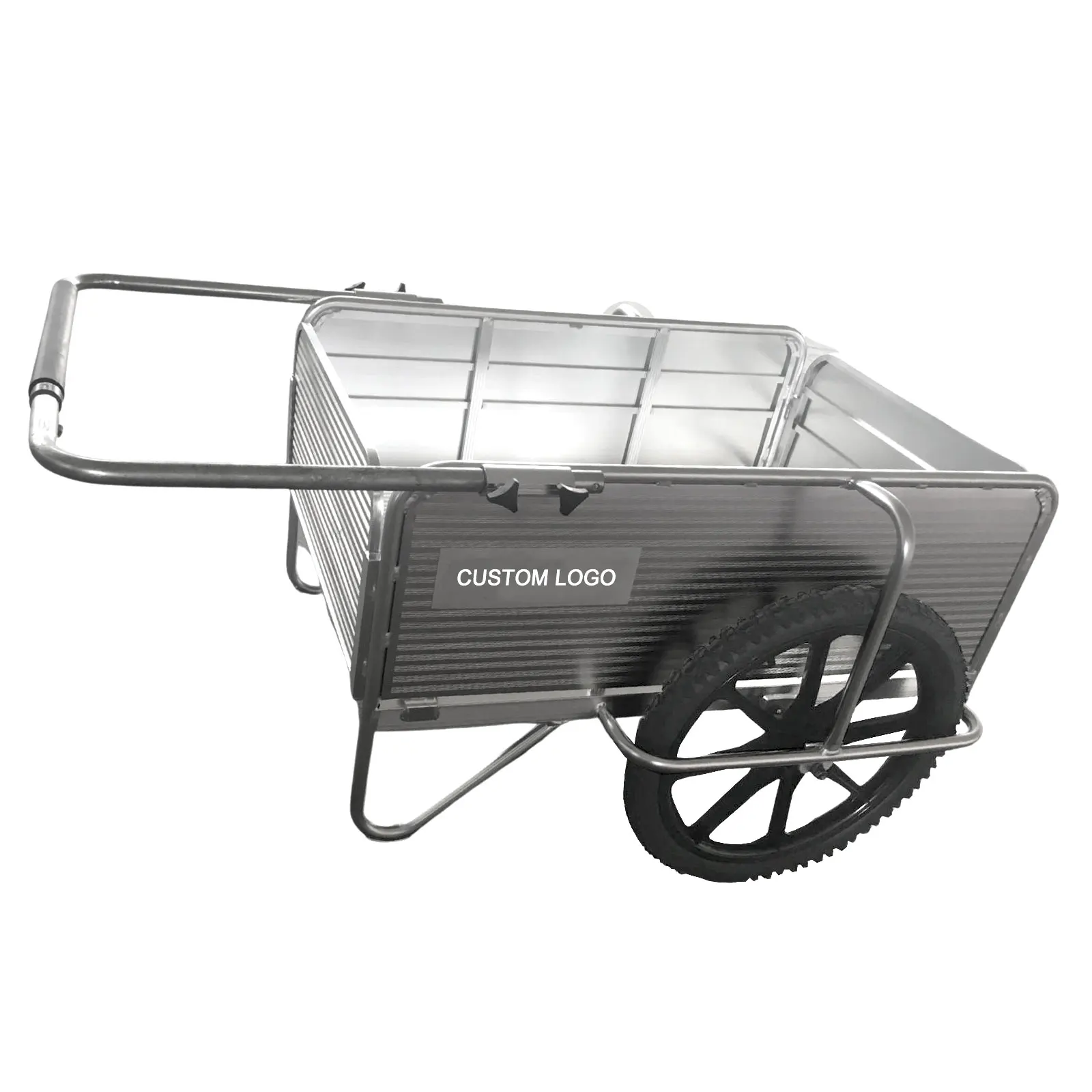 Aluminum Folding Utility Cart - Durable & Portable Solution