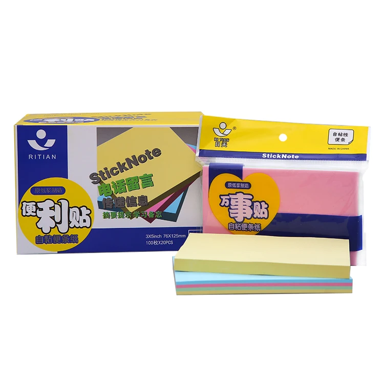 100 Sheets 3x5 75x125 5 Assorted Neon Colors Rainbow Fluorescent Paper ...