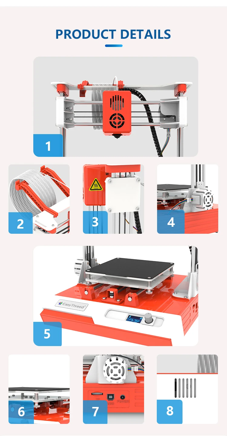 Easythreed Mini 3d Metal Printer Kit Filament Machine Fdm Impresora 3d ...