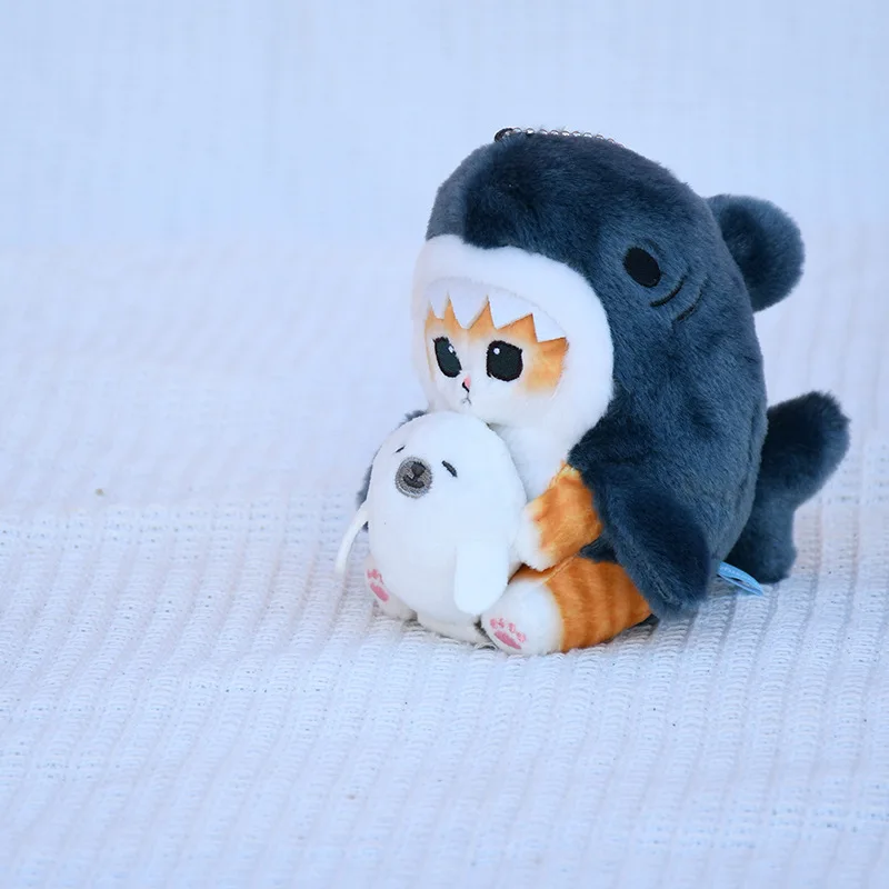 Best Price Kawaii Japanese Tempura Fried Shrimp Plush Keychain Shark ...