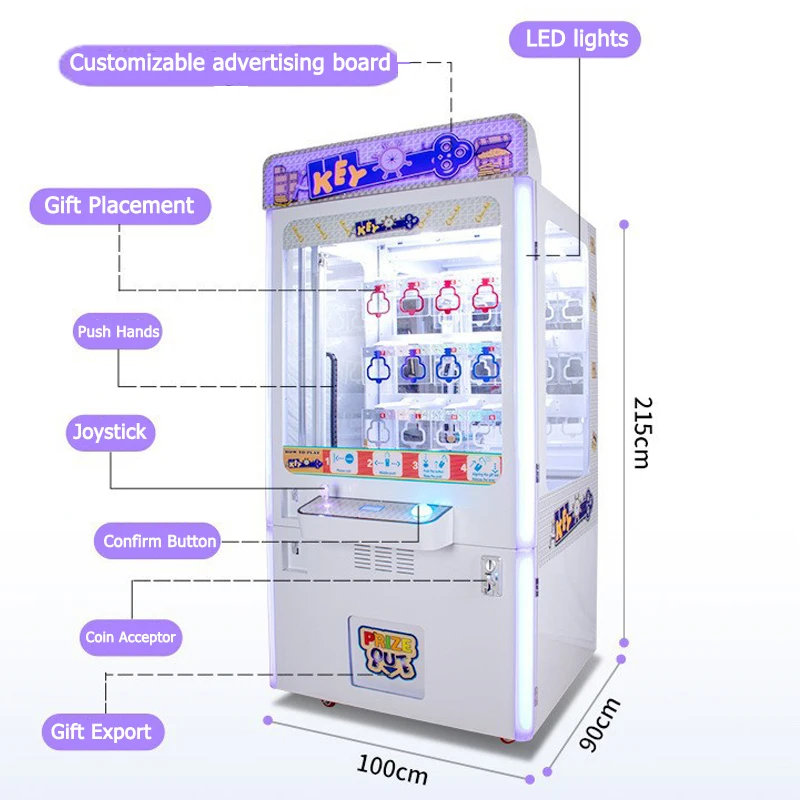 Ticket Keymaster Arcade Game Machine With Various Interesting Gifts ...
