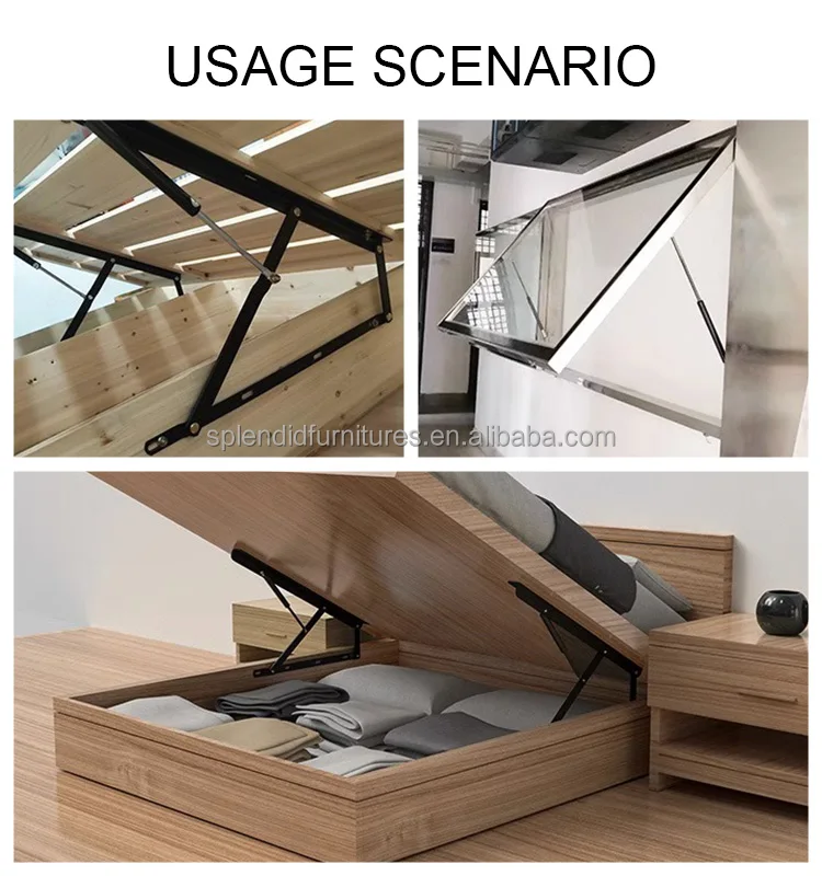 Adjustable Hydraulic Bed Lifting Gas Spring Bed Lift Mechanism ...