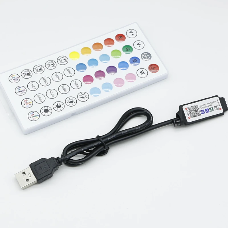 Mini RGB LED Strip RF Controller with Music App USB 5V