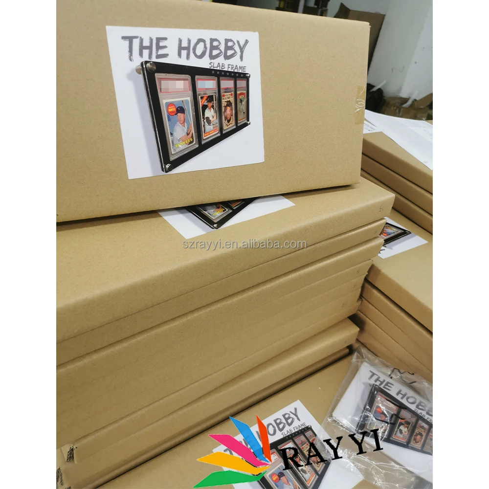 Rayyi Custom Wall Mountable Acrylic Pokemon Graded Sports Card Slab ...