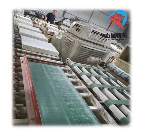 Pvc Laminated Gypsum Ceiling Tile Board Pvc Gypsum Ceiling Board Making ...