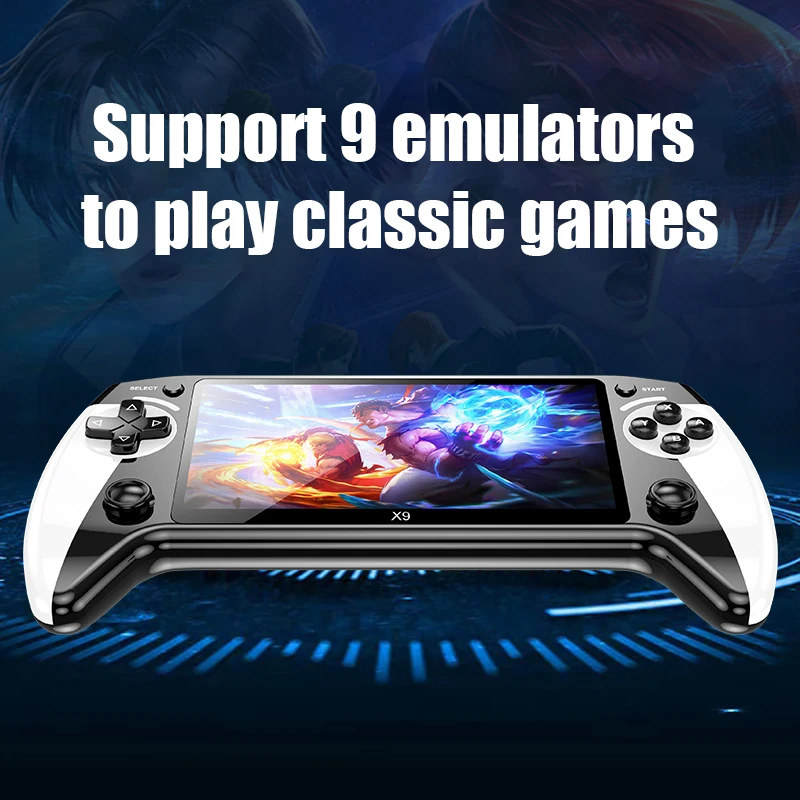 5.5 Inch X9 Handheld Game Console - Portable Retro Gaming with 3000 ...