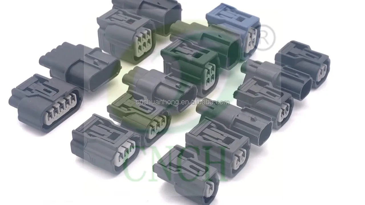 12185025汽车连接器密封母2针模拟，用于Delphi 15327869 VAG 357972752系列2.8毫米DJ7024-3.5 ...