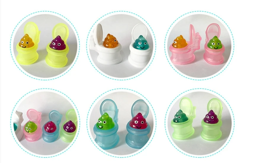 Stress Relieve Fidget Toy - Cute Poop Toilet Funny Gift