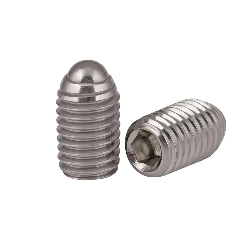 M3 M4 M5 M6 M8 M10 M12 M16 Hex Socket Spring Ball Plunger Grub Point ...