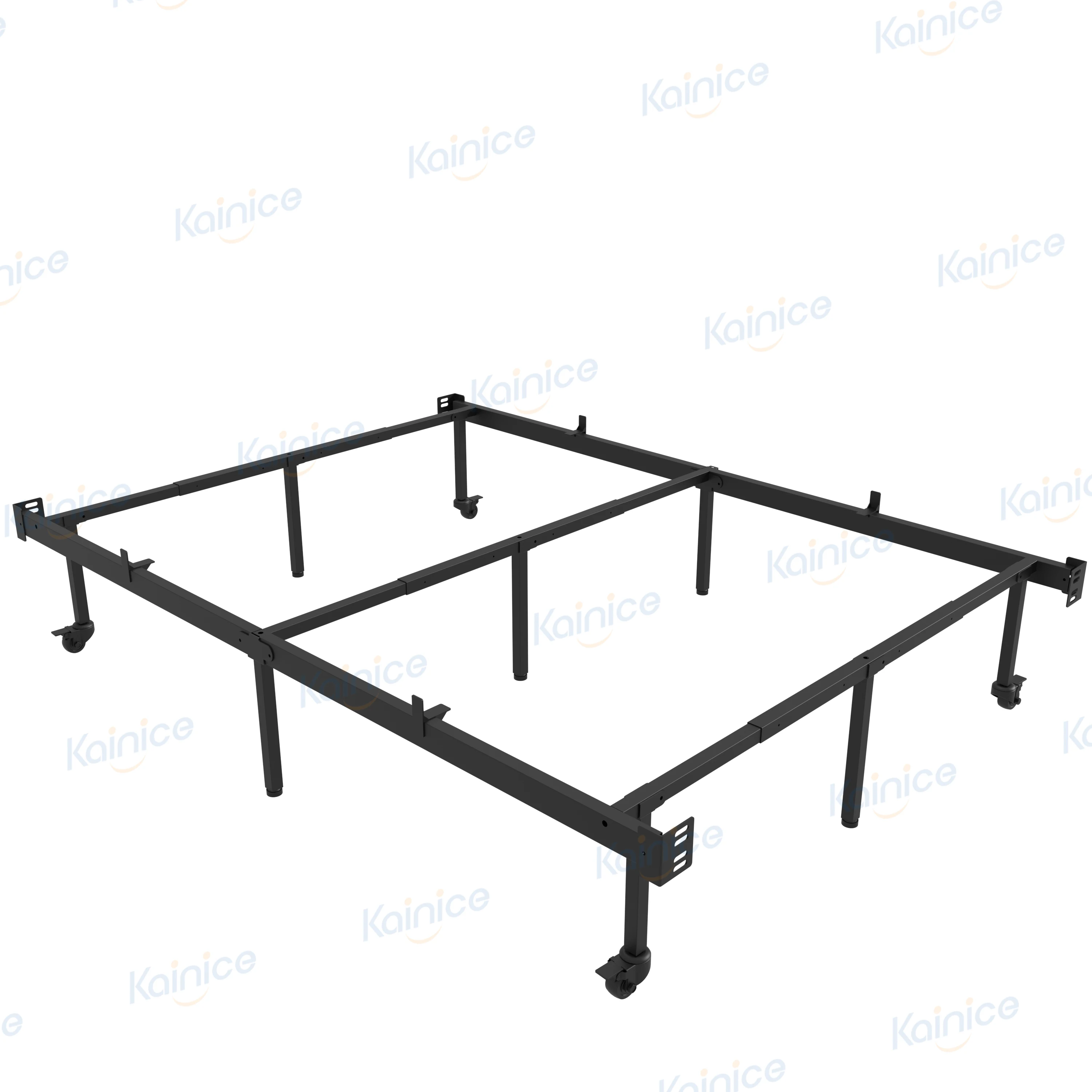 Kainice Foldable Metal Bed Base - Portable & Simple Design