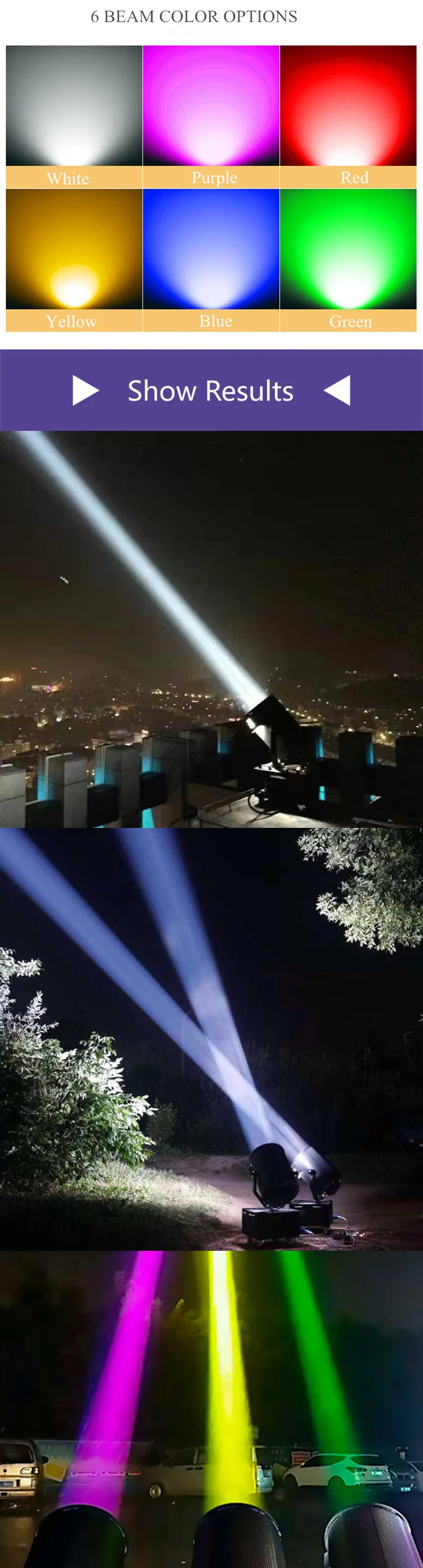 Outdoor Moving Sky Tracker Projector Sky Beam Light 1000w Xenon Search ...