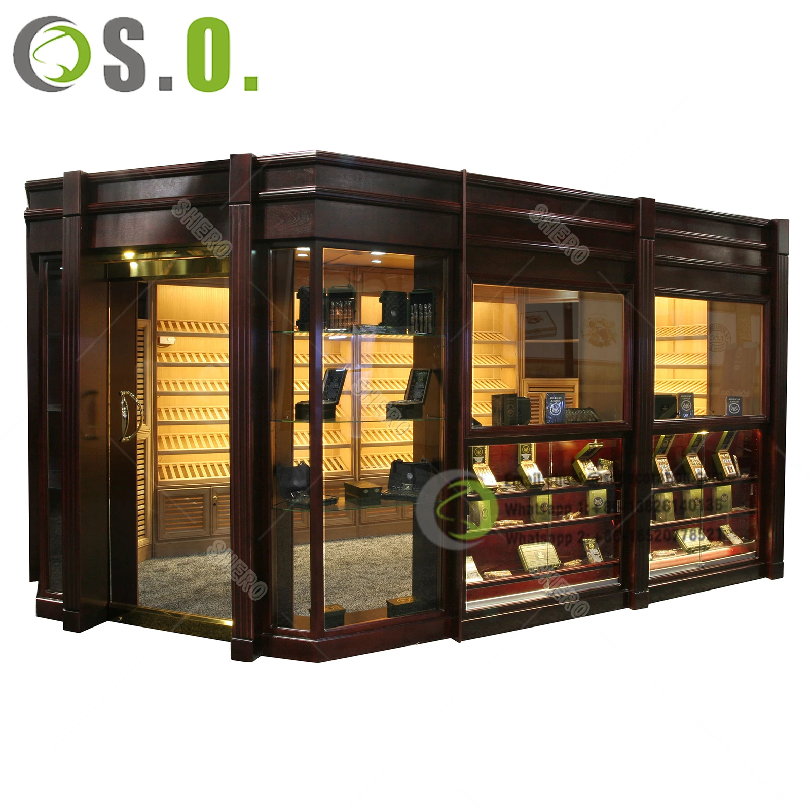 Custom Walk-in Cigar Room - Premium Humidor Solutions
