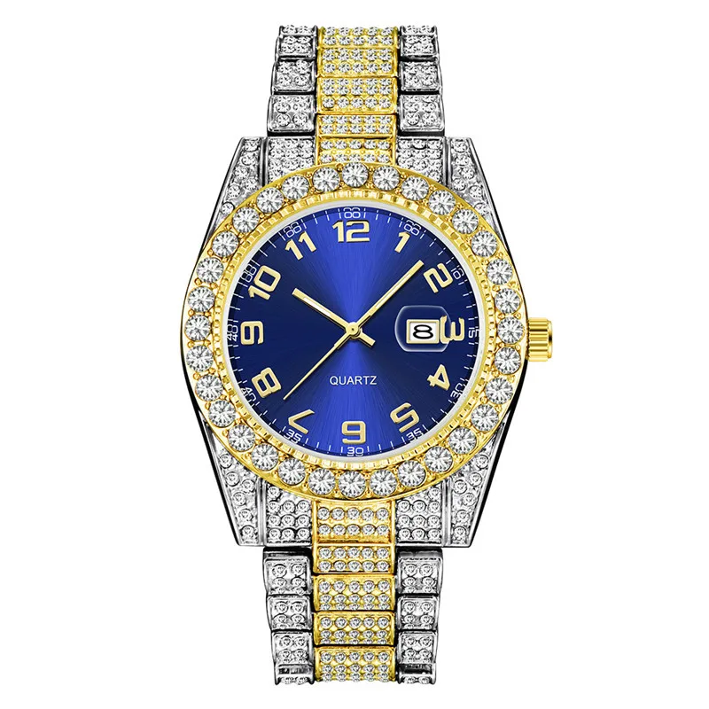 Arabic Number Watches for Men Luxury Watch for Men Hip Hop Watch Man ...