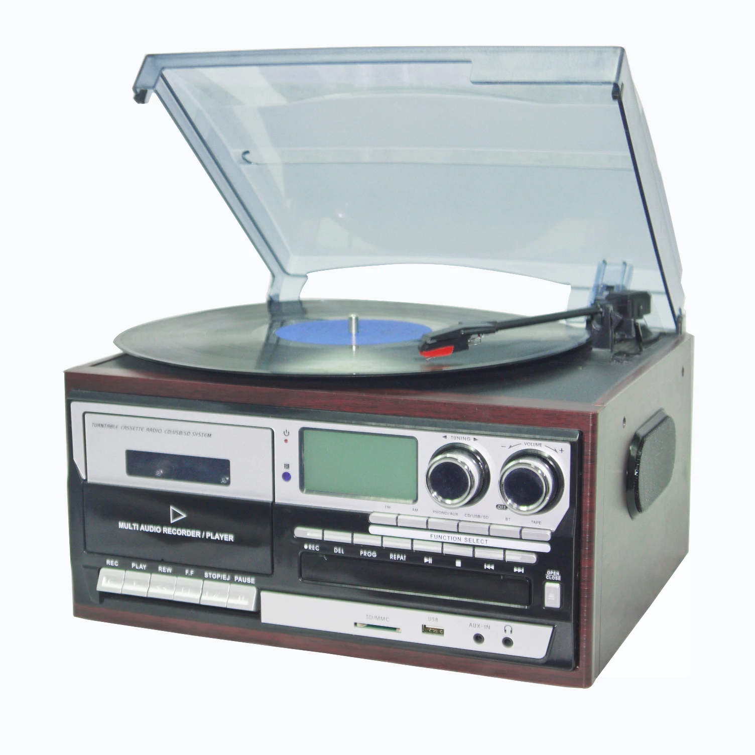 Alibaba.com: Wooden Nostalgic Stereo Record Player Vinyl Turntable with ...