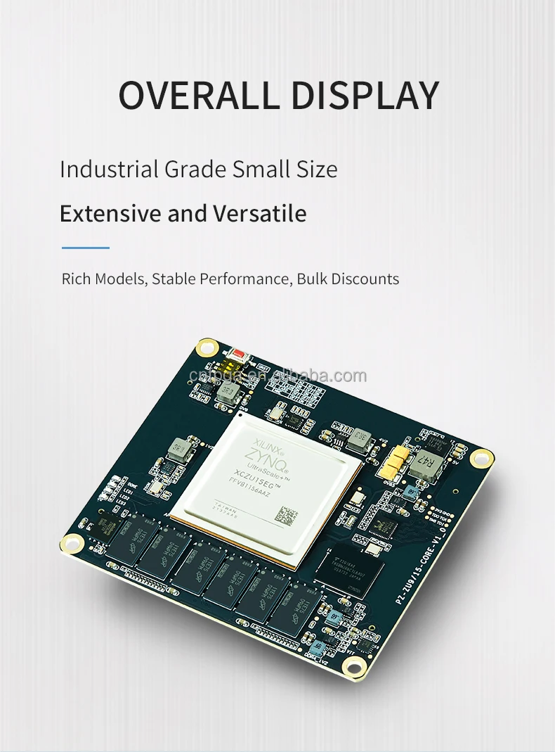 Puzhi Pz-zu15eg-som Fpga Development Board With 38 Ios & 1gbe, Oem