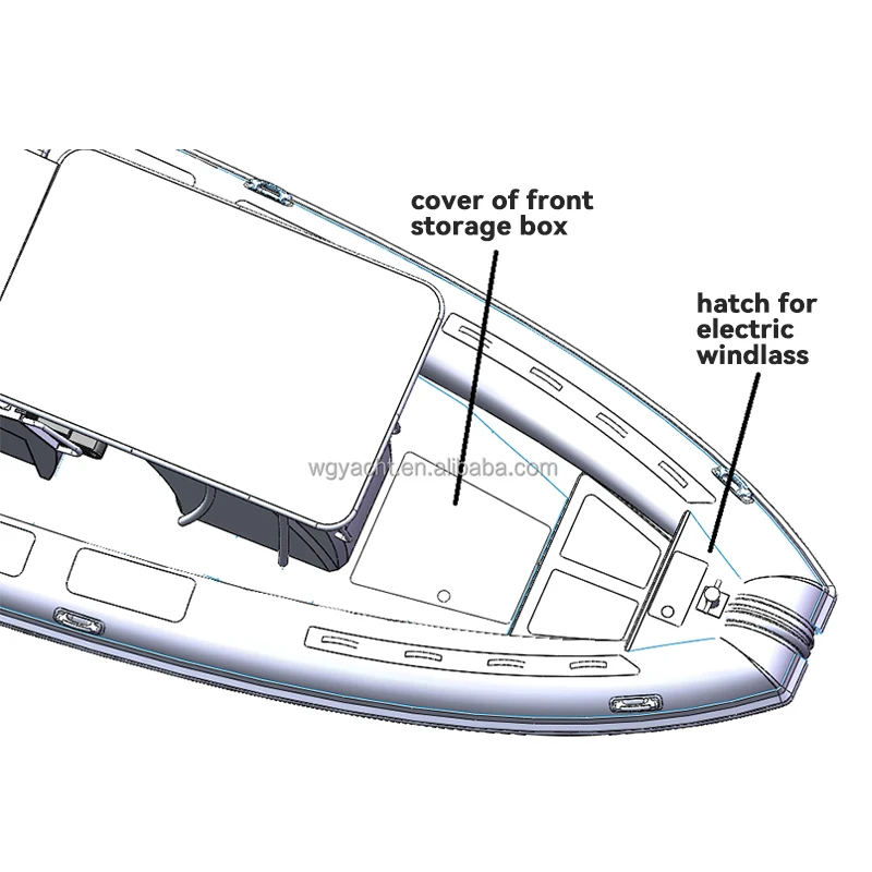 CE 8.6m Rivix Inflatable Boat - Luxury Rib for 16 Passengers