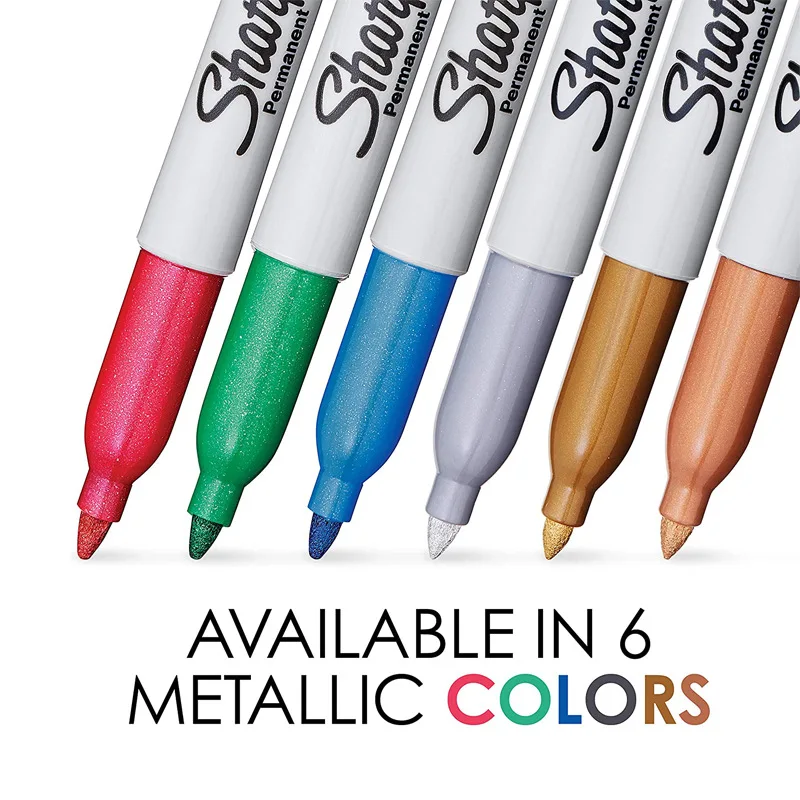 MultiColor Sharpie Paint Marker Waterproof Fine Point 1mm Permanent Art ...