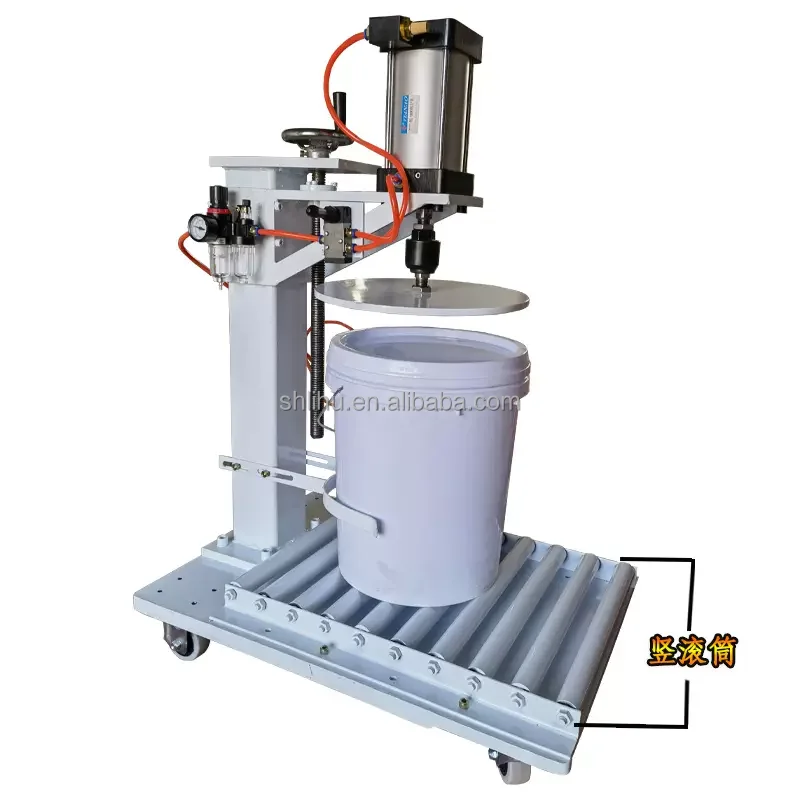 10-25L Barrel Plastic Paint Bucket Capping Machine - Semi-Automatic ...