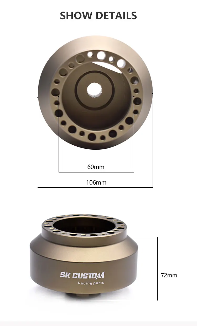 Sk Custom Steering Wheel Hub Adapter For Suzuki Swift Aluminum Boss Kit ...