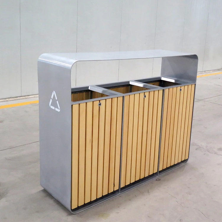 Sustainable Outdoor Waste Bins by HAOYIDA - Durable & Stylish