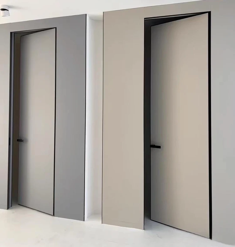 Abyat Frameless Secret Invisible Flush Wooden Door Interior Hidden ...