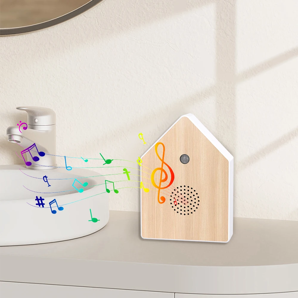 Yun Modern Nature Sound Box White Classic Design With Cheerful Bird ...