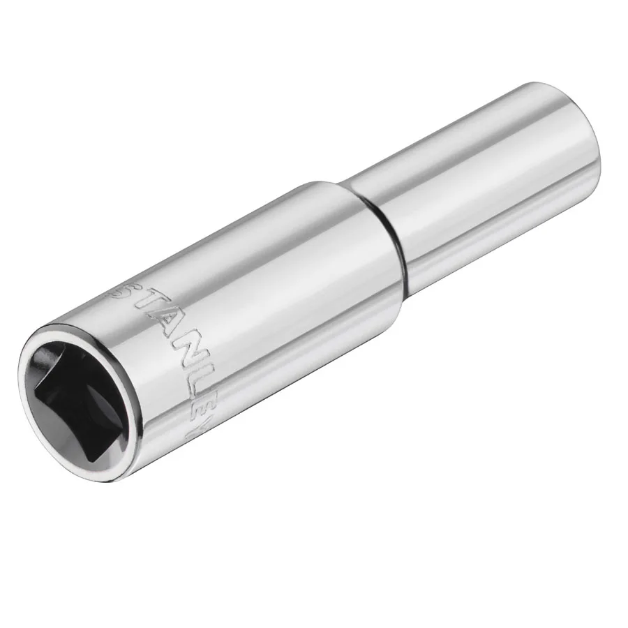 Stanley Long Socket Wrench Set with 1/4\" Chrome HEXagonal Head ...