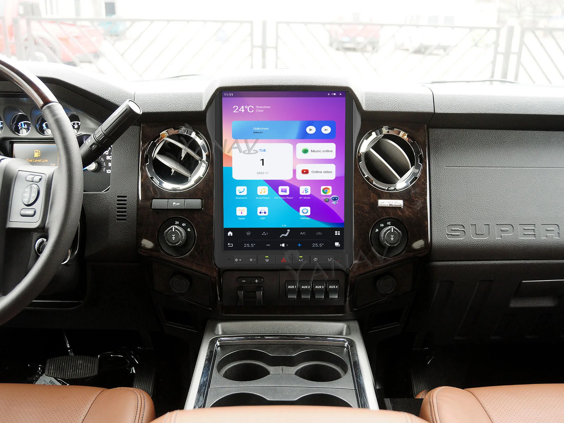 Android Car Radio Carplay Gps Navigation Ips Touch Screen Unit ...