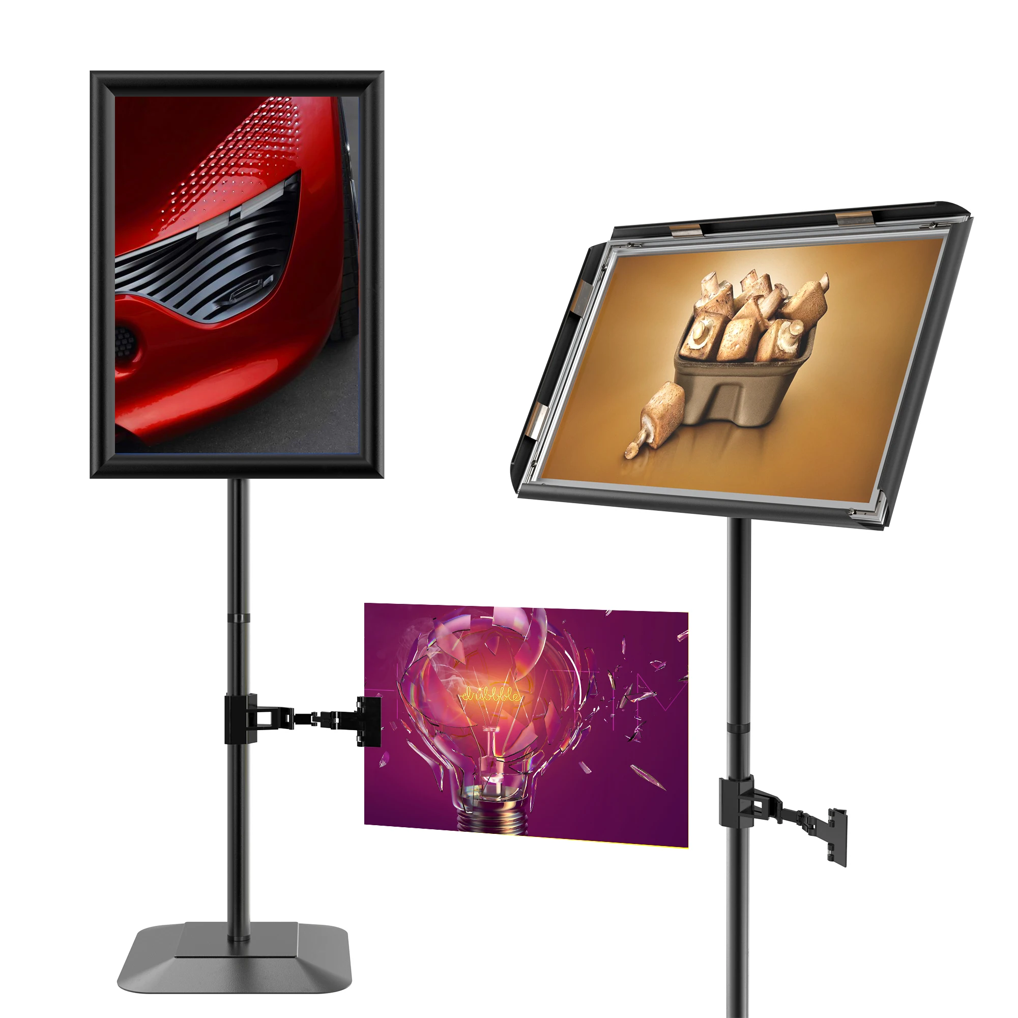 CYDISPLAY A4 Adjustable Poster Stand - Durable & Sustainable