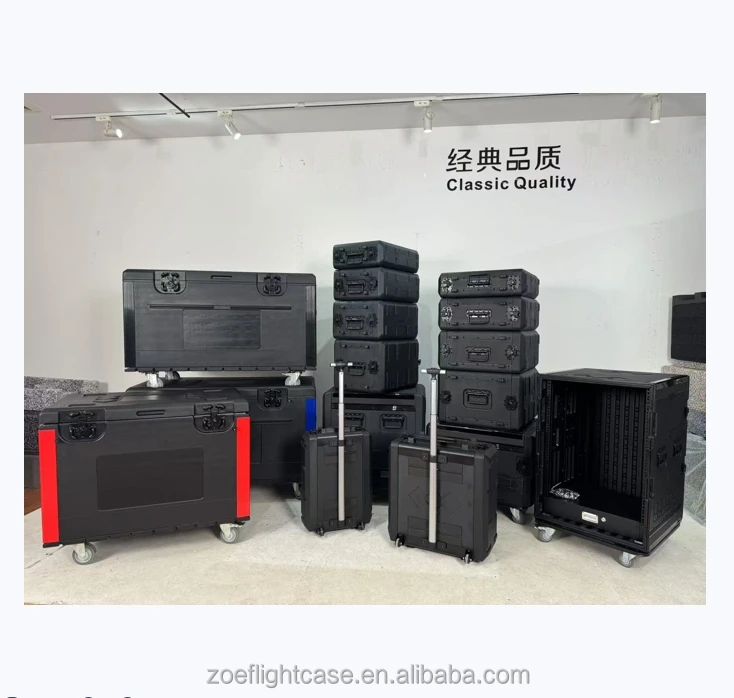 Digital Signage and Displays Plastic Flight Case with Wheels 5pcs in ...