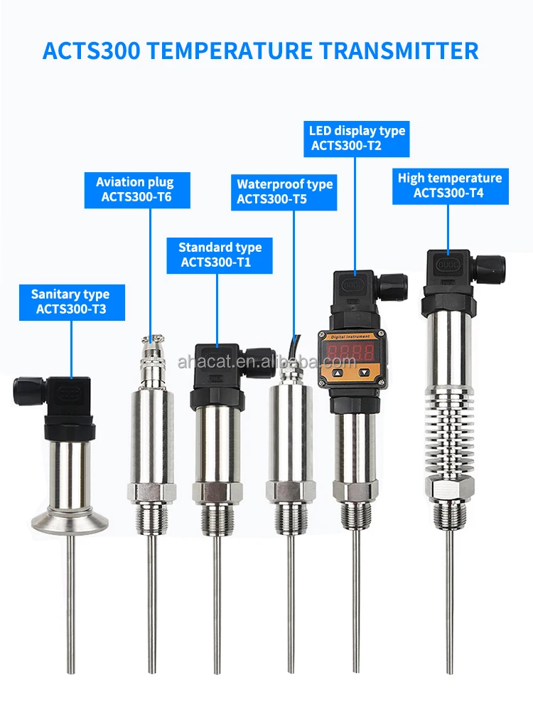 Pt100 Pt1000 Thermal Resistance Converter 4-20ma 0-10v Temperature ...