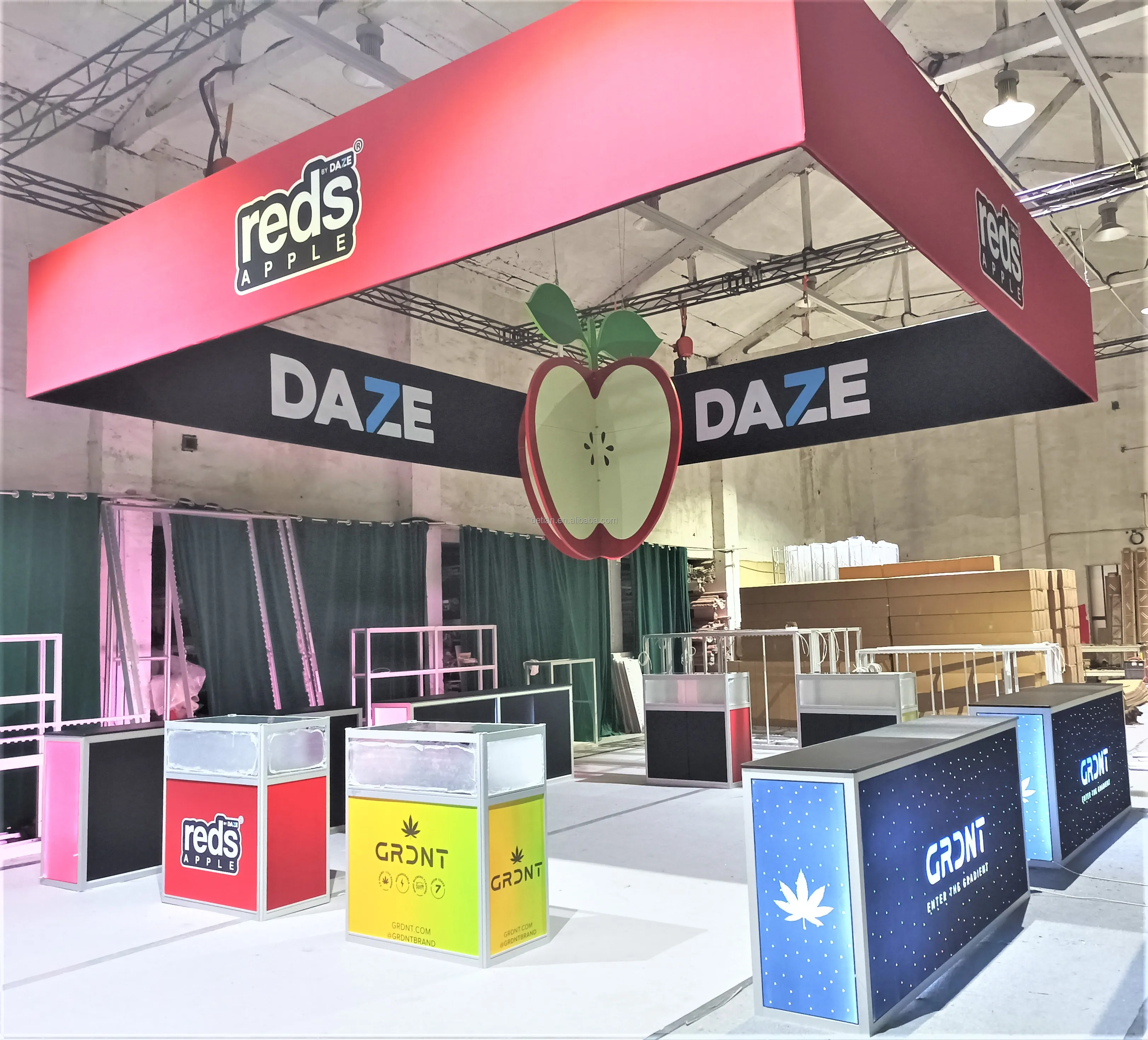 Portable Easy Assemble Backlit Exhibition Display Aluminum Frame Led ...