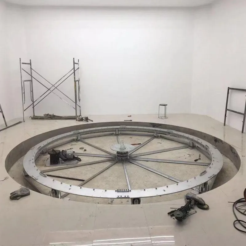 Hydraulic Rotating Stage Lift Platform - 2 to 4 Ton Capacity